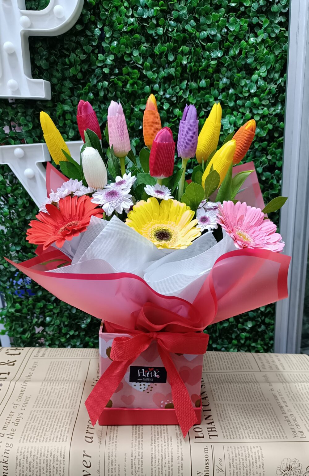 Box de 10 Tulipanes - Happyflor
