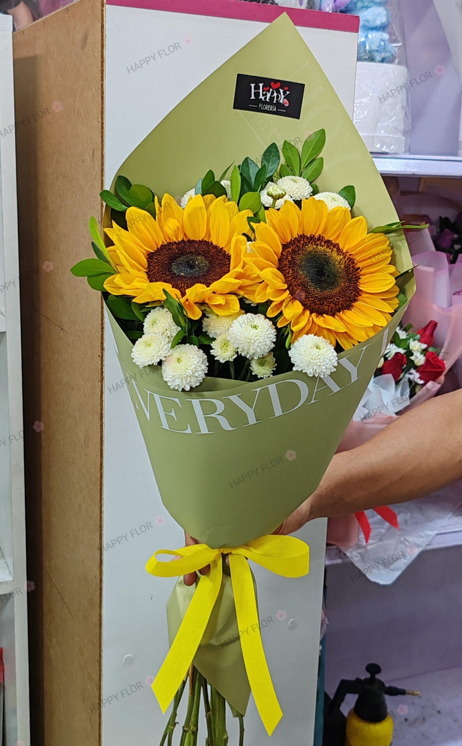 Ramo clásico 2 Girasoles - Happyflor
